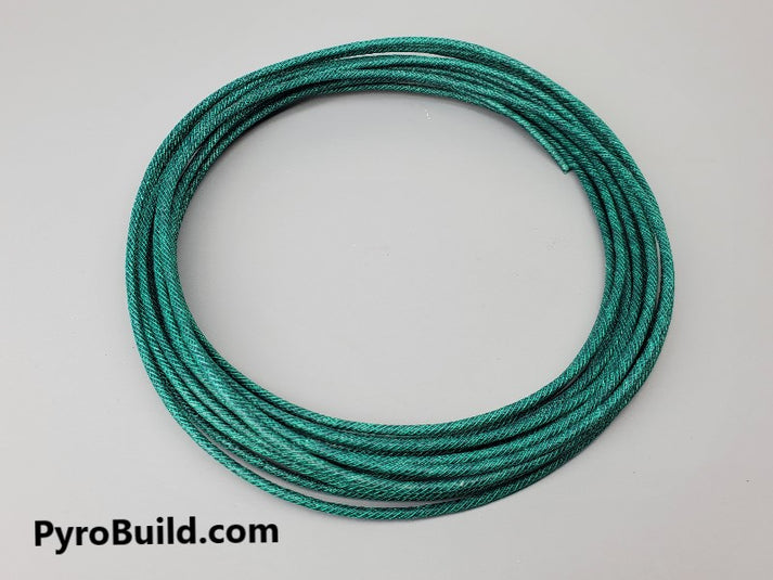 2mm Green Cannon Fuse (28-32 sec/ft) – PyroBuild.com