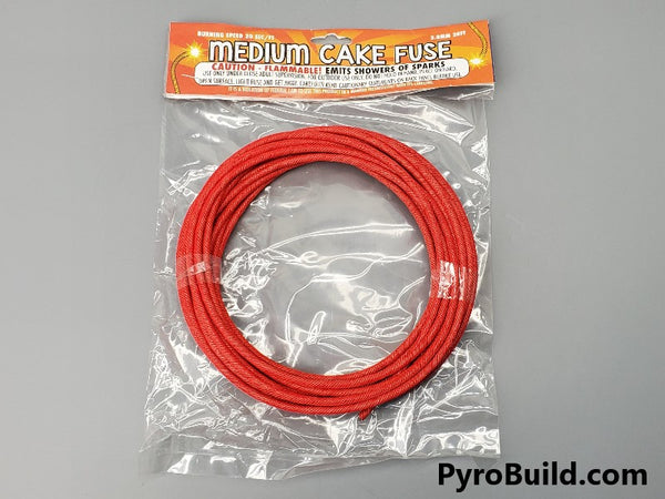 3mm Orange Medium Cake Fuse (20 sec/ft) – PyroBuild.com